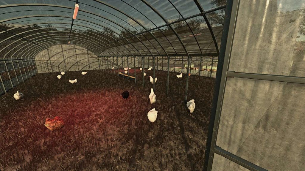 Old Greenhouse Chicken Coop v1.0.0.0 FS25 Mod | Farming Simulator 22 Mod
