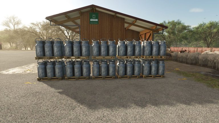 Pallet Storage V1.0.0.0 FS25 Mod | Farming Simulator 22 Mod
