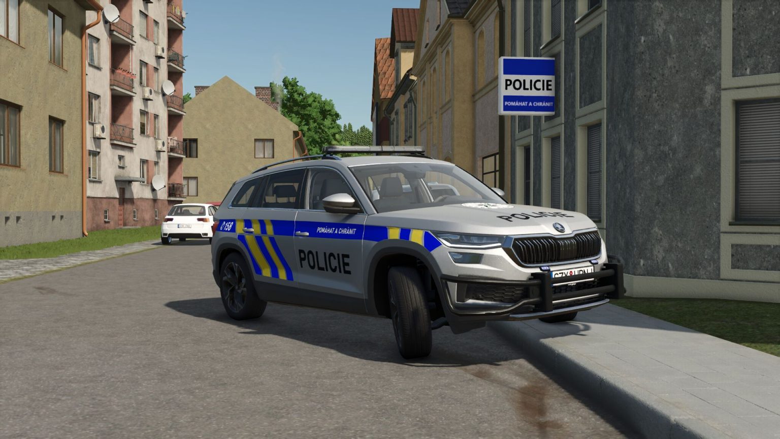 Skoda Kodiaq (czech police) V1.0.0.0 FS25 Mod | Farming Simulator 22 Mod
