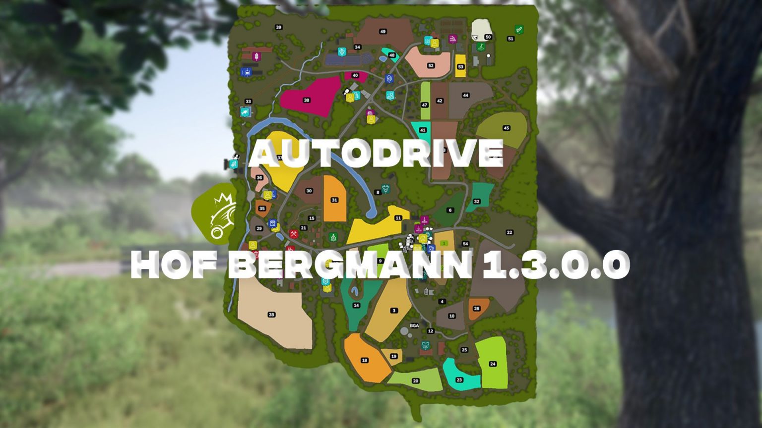 Autodrive Hof Bergmann 1.3.0.0 V1.0.1.0 FS25 Mod | Farming Simulator 22 Mod