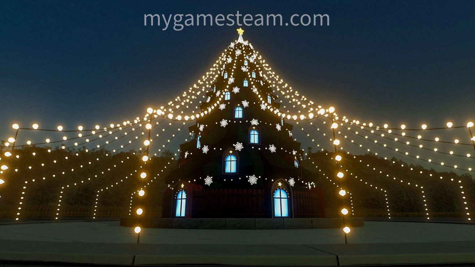 Christmas Tree Village v1.0.0.0 FS25 Mod | Farming Simulator 22 Mod