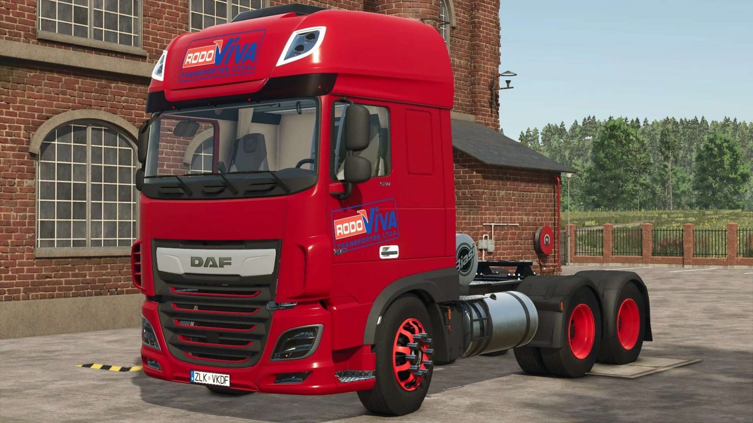 DAF XF FTS 6x2 & FTT 6x4 v1.0.0.0 FS25 Mod | Farming Simulator 22 Mod