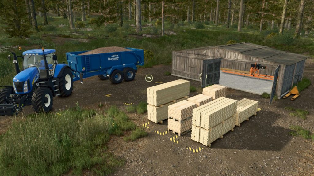 Farmers Rickety Sawmill V1.0.0.0 FS25 Mod | Farming Simulator 22 Mod