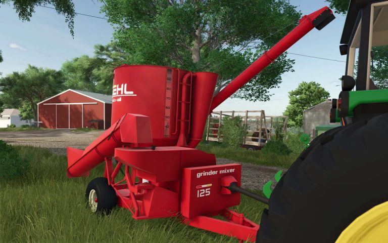 Gehl 125 Mill All v1.0.0.0 FS25 Mod | Farming Simulator 22 Mod