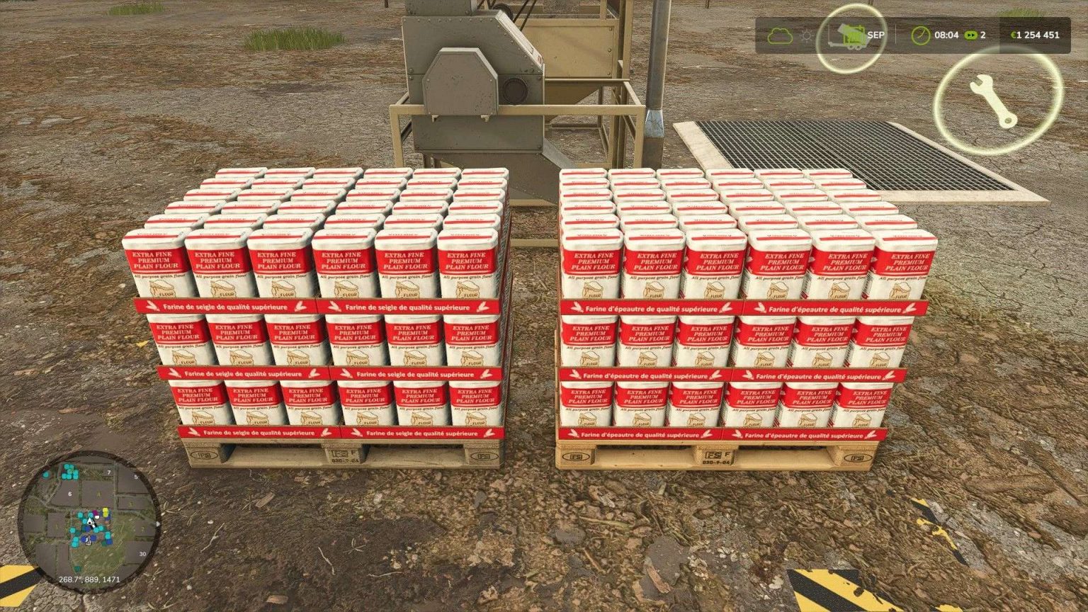 Grain Flour Mill v1.1.0.1 FS25 Mod | Farming Simulator 22 Mod