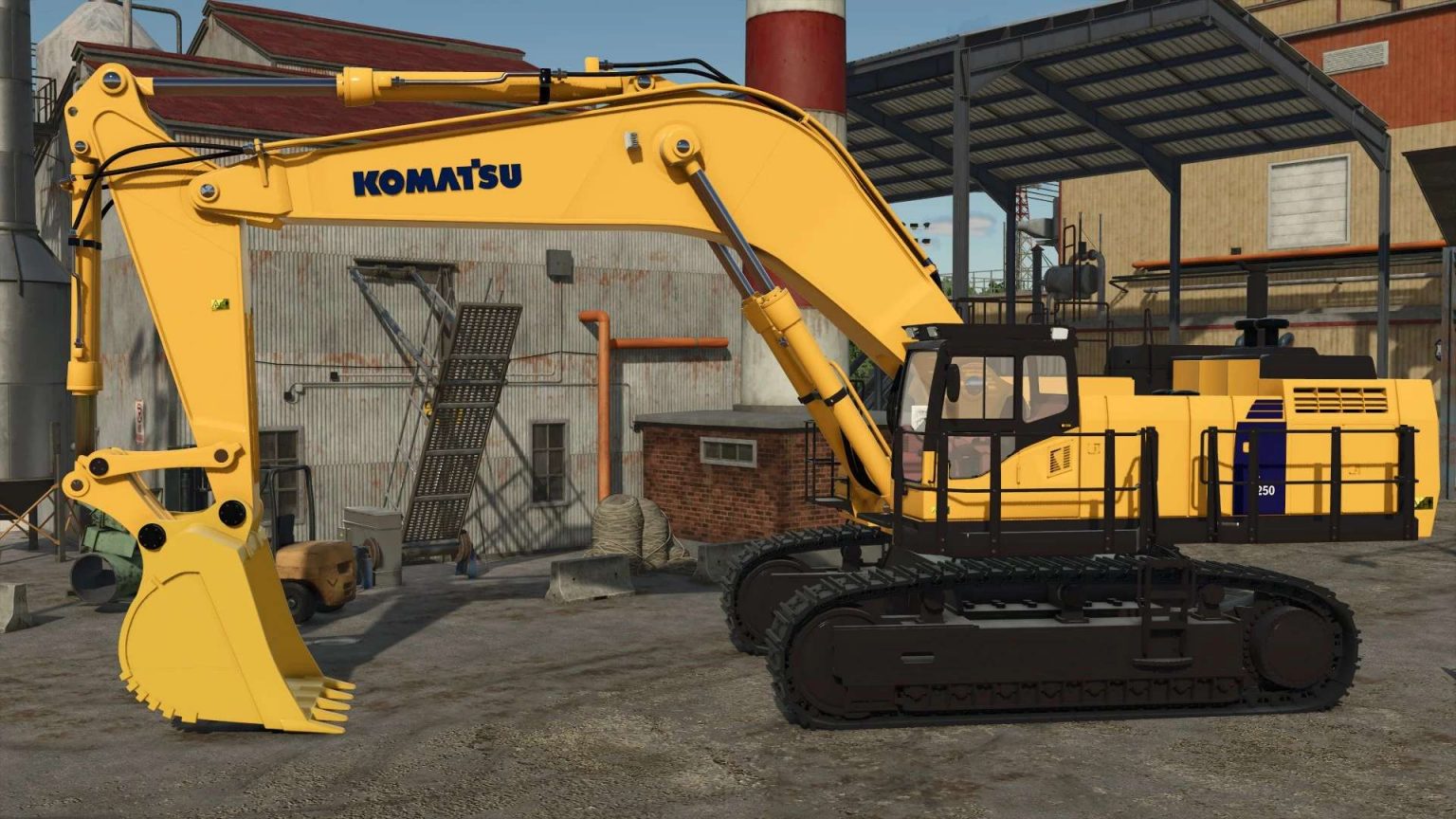 Komatsu PC 1250 v1.0.0.0 FS25 Mod | Farming Simulator 22 Mod