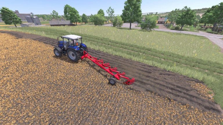 Lizard Famed 5 Spring Plow v1.0.0.0 FS25 Mod | Farming Simulator 22 Mod