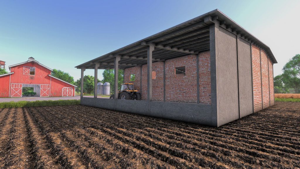 Brick Shed V1.0.0.0 FS25 Mod | Farming Simulator 22 Mod
