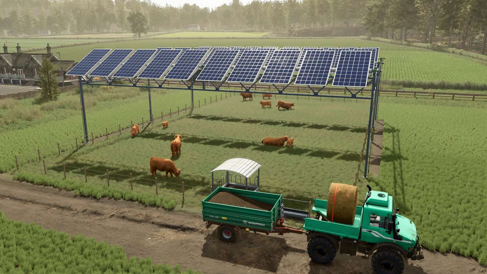 Elevated Solar Panel v1.0.0.0 FS25 Mod | Farming Simulator 22 Mod