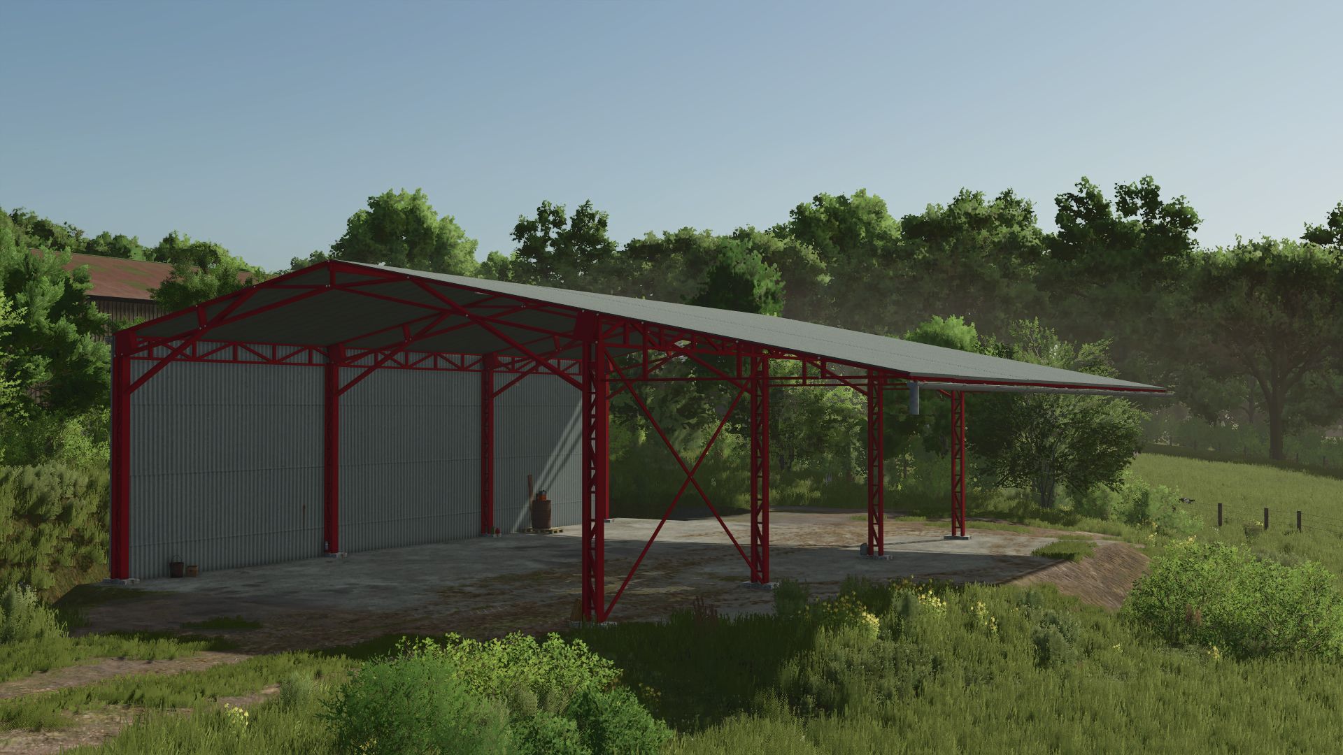 French Metal Shed V1.0.0.0 FS25 Mod | Farming Simulator 22 Mod