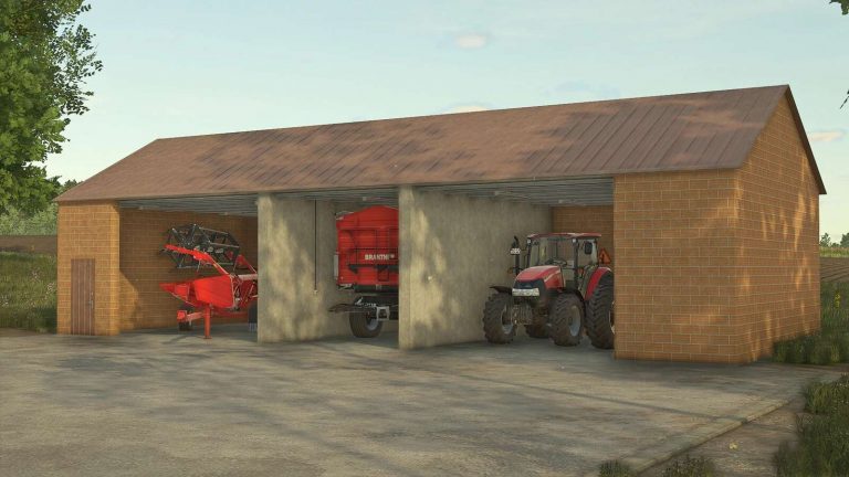 Garage Without Gates v1.0.0.0 FS25 Mod | Farming Simulator 22 Mod