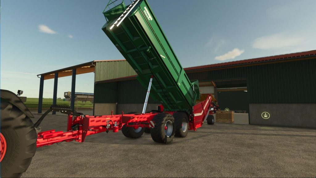 Grimme Receiving Hopper With Automatic Pallet Stacking V1.0.0.0 FS25 ...