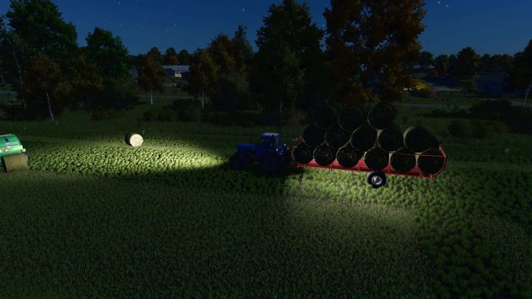 Homemade bale trailer v1.0.0.0 FS25 Mod | Farming Simulator 22 Mod