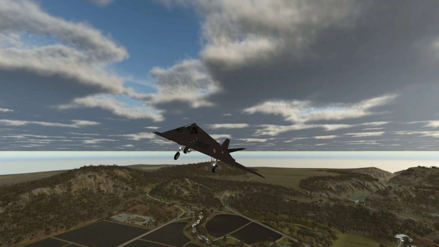 Lockheed F-117 Nighthawk v1.0.0.0 FS25 Mod | Farming Simulator 22 Mod