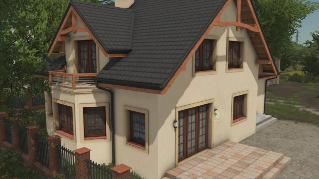 Modern House V1.0.0.0 FS25 Mod | Farming Simulator 22 Mod
