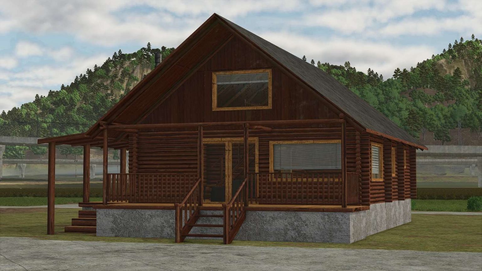 Silver Run Houses v1.0.0.0 FS25 Mod | Farming Simulator 22 Mod