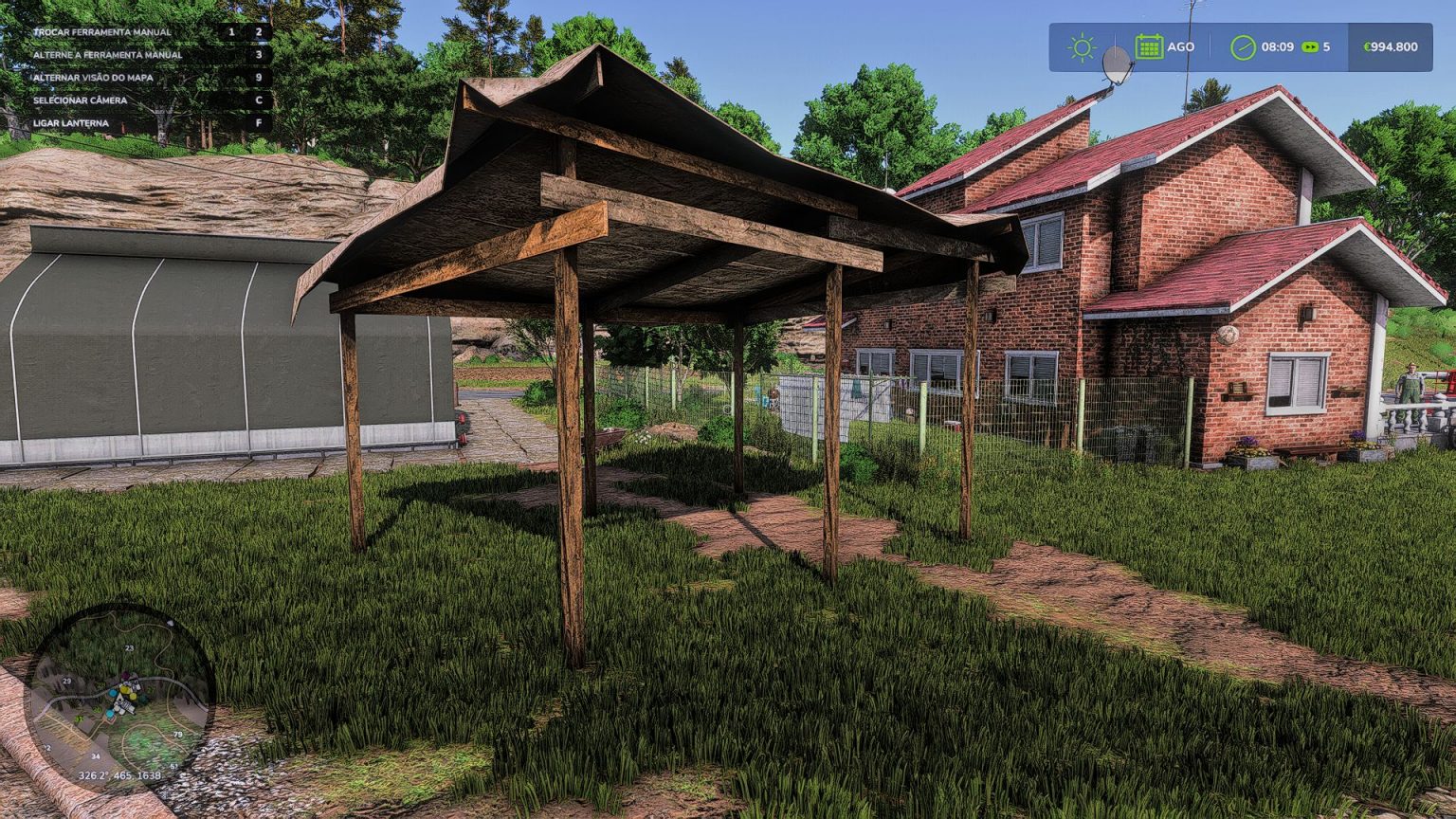 Small shelter V1.0.0.0 FS25 Mod | Farming Simulator 22 Mod