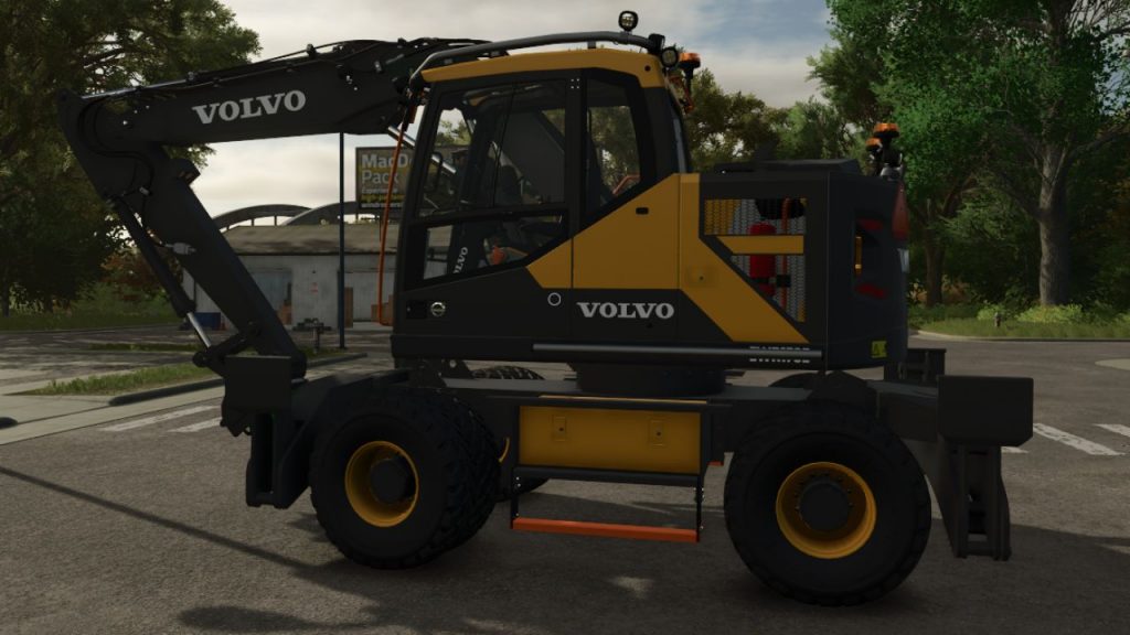Volvo EWR170E V1.0.0.0 FS25 Mod | Farming Simulator 22 Mod