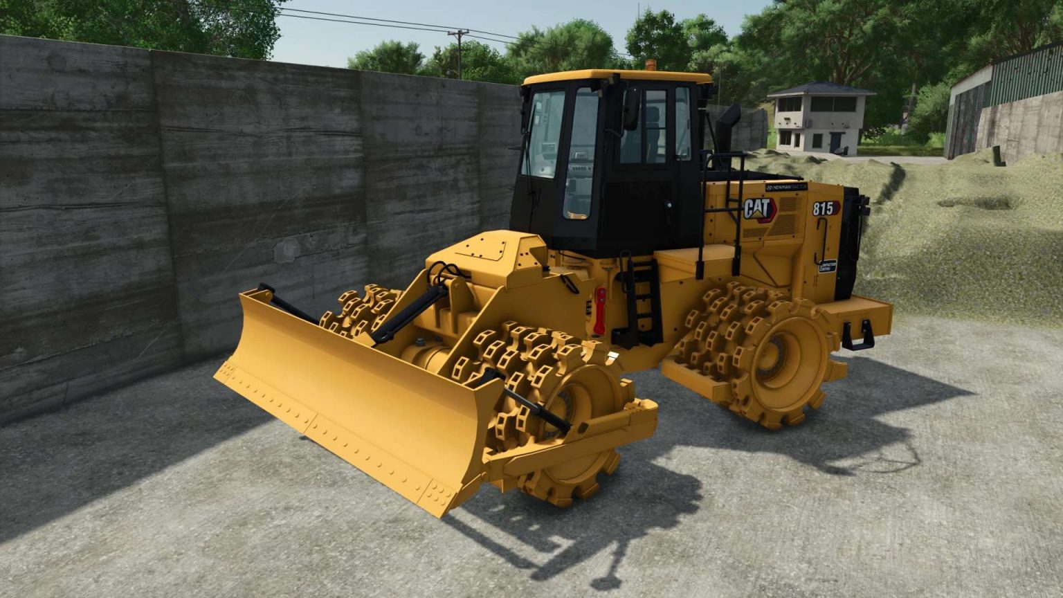 CAT 815NG Compactor v1.0.0.0 FS25 Mod | Farming Simulator 22 Mod