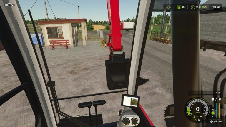 JCB 220X Excavator v 1.0.0.2 FS25 Mod | Farming Simulator 22 Mod