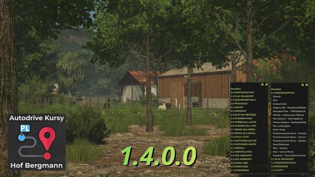 AutoDrive Hof Bergmann 1.4.0.0 V1.0.0.0 FS25 Mod | Farming Simulator 22 Mod