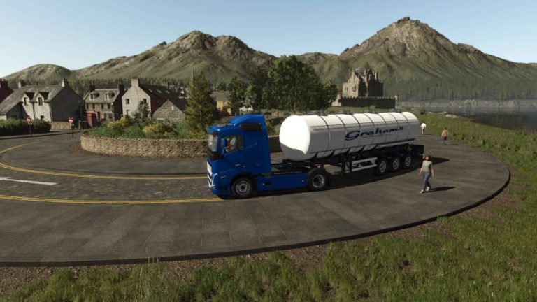 Grahams Milk Tanker v1.0.0.0 FS25 Mod | Farming Simulator 22 Mod