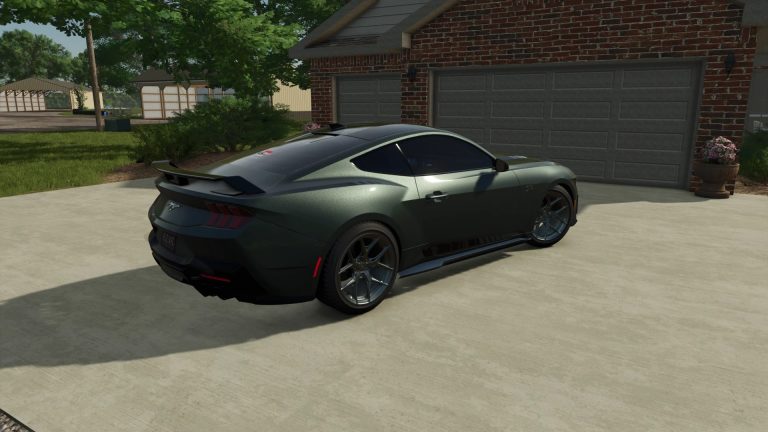 2026 Ford Mustang RTR v1.0.0.0 FS25 Mod | Farming Simulator 22 Mod