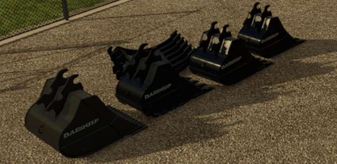 Attachment Pack For Cat 330 v1.0.0.0 FS25 Mod | Farming Simulator 22 Mod