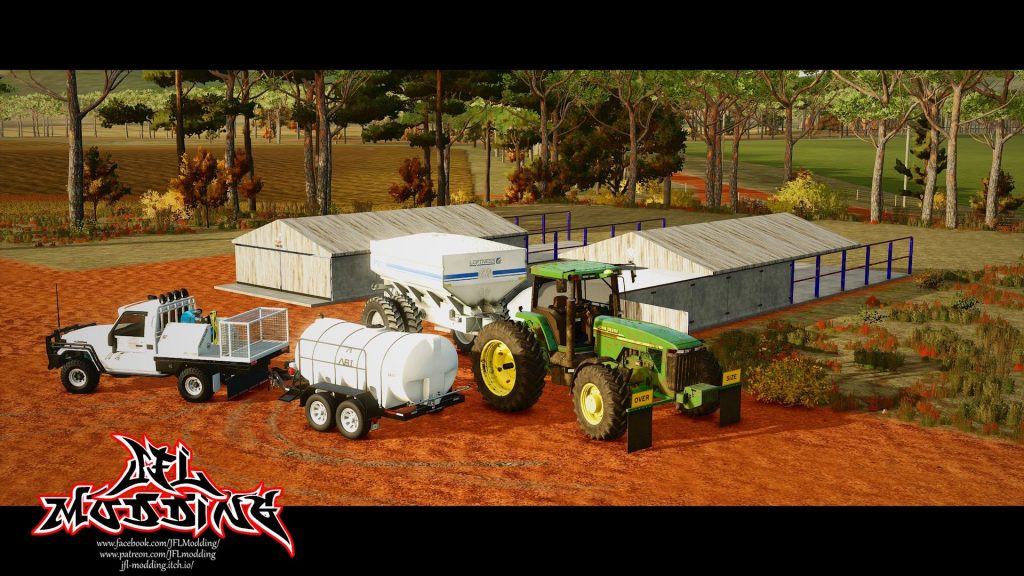 Aussie Placeable Pack V1.0.0.0 FS25 Mod | Farming Simulator 22 Mod