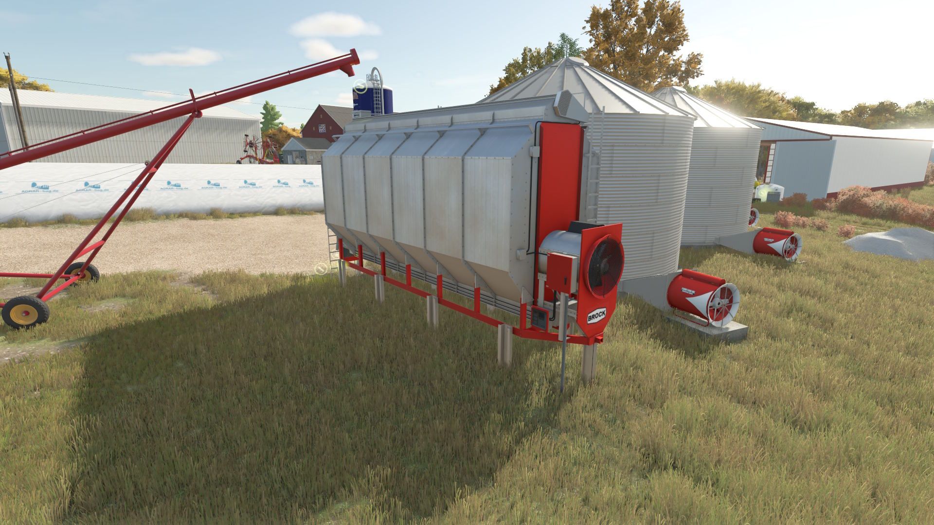 Brock Corn Dryer V1.0.0.1 FS25 Mod | Farming Simulator 22 Mod