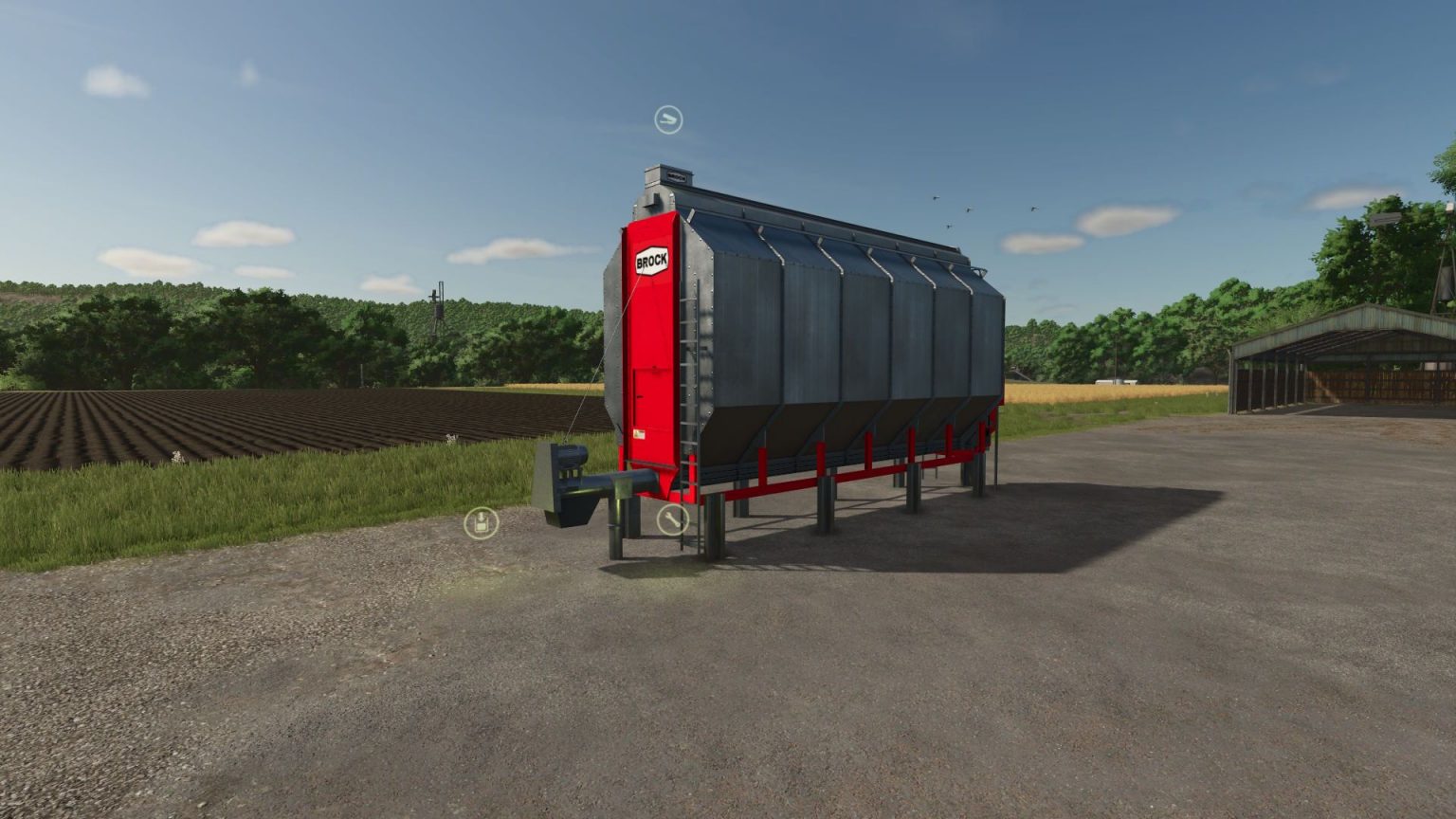 Brock Corn Dryer V1.0.0.1 FS25 Mod | Farming Simulator 22 Mod