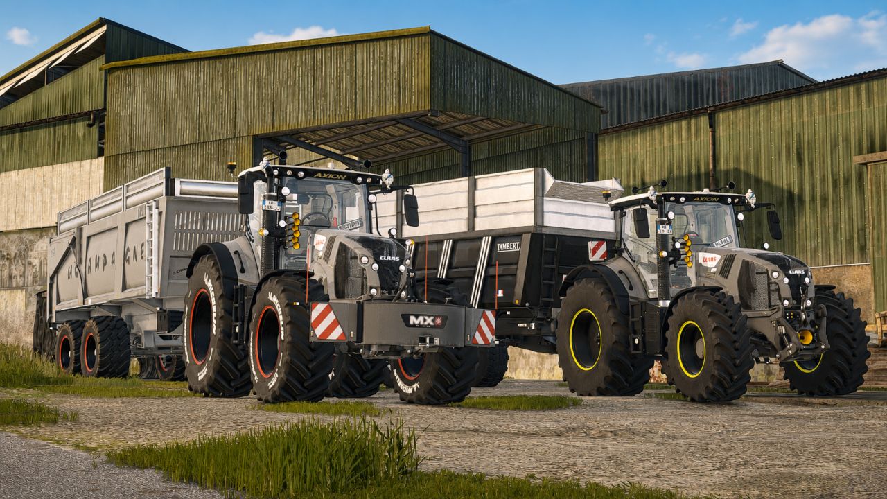 Claas Axion 870-800 Grey Edition V1.0.0.1 FS25 Mod | Farming Simulator ...