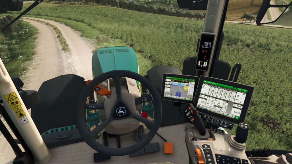John Deere 8R Alex Blue V1.0.0.3 FS25 Mod | Farming Simulator 22 Mod