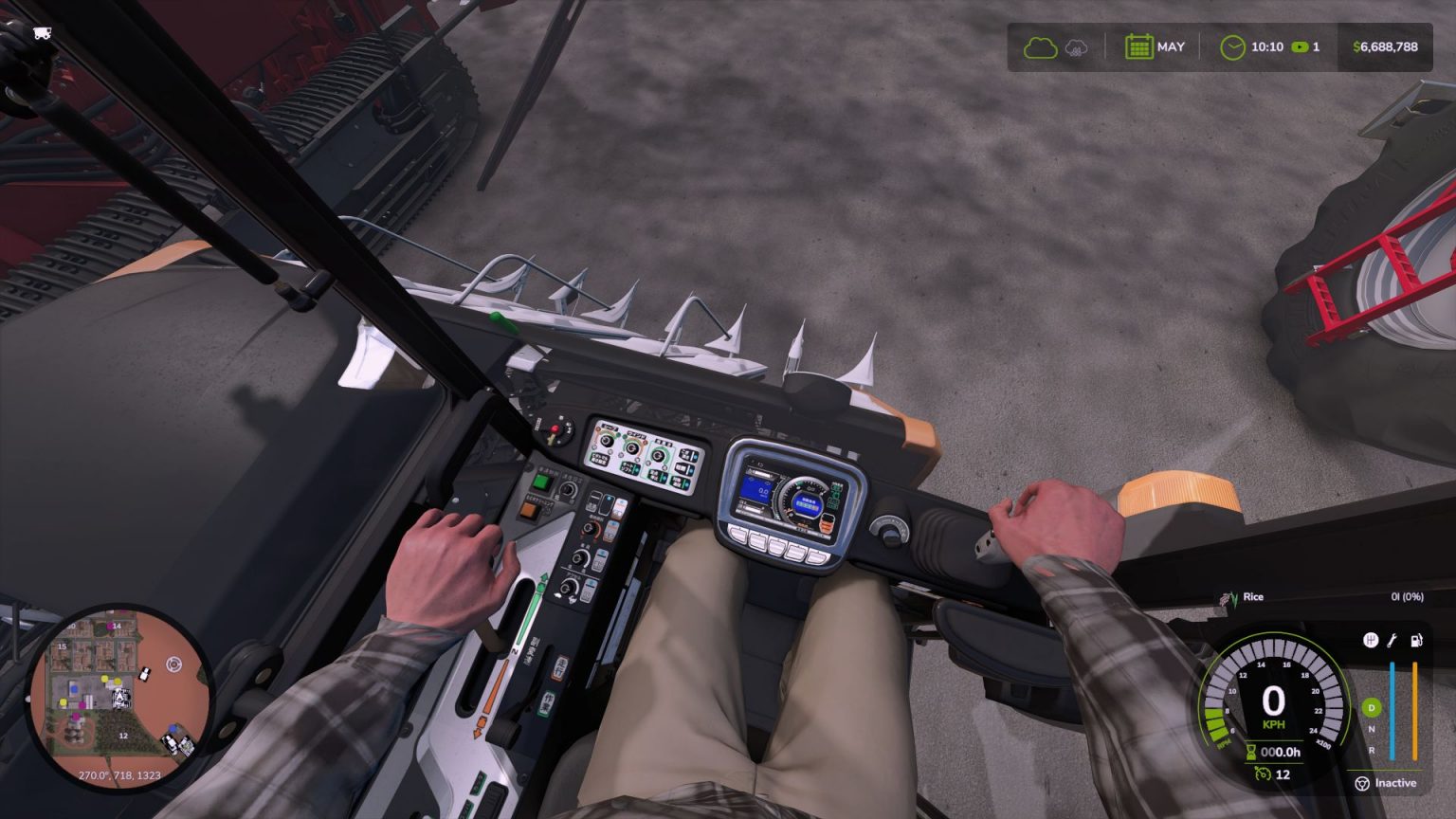 Realistic camera in the cabin V1.2.0.0 FS25 Mod | Farming Simulator 22 Mod
