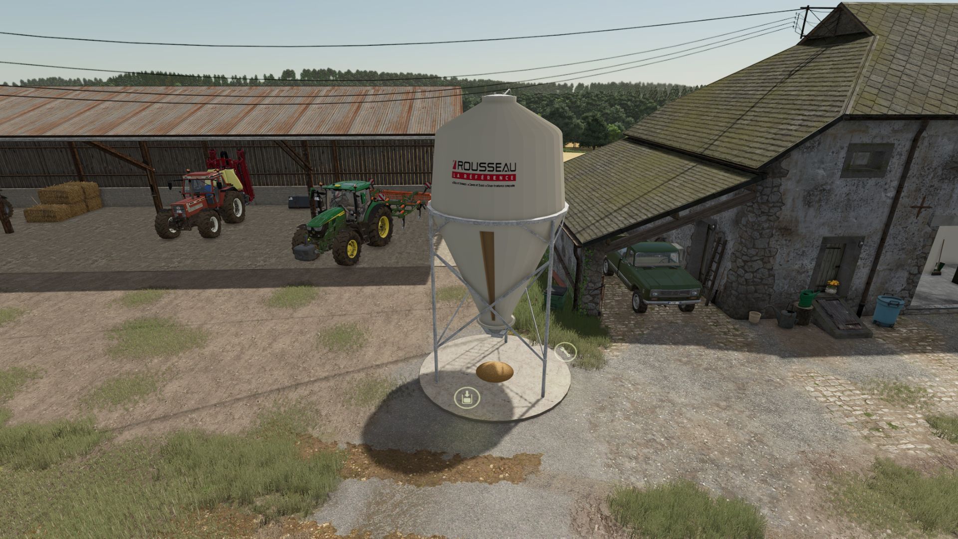 ROUSSEAU feed silo V1.0.0.0 FS25 Mod | Farming Simulator 22 Mod