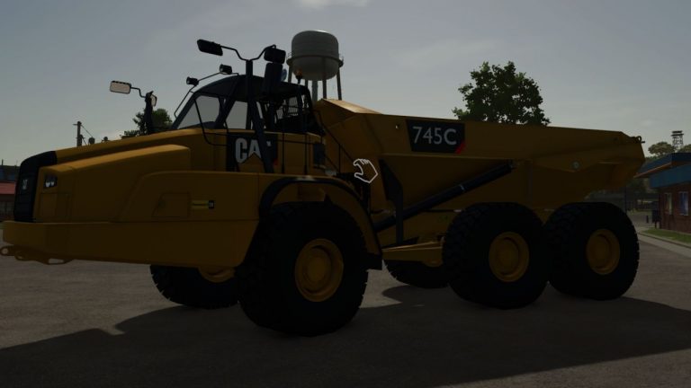 CAT 745C V1.0.0.0 FS25 Mod | Farming Simulator 22 Mod