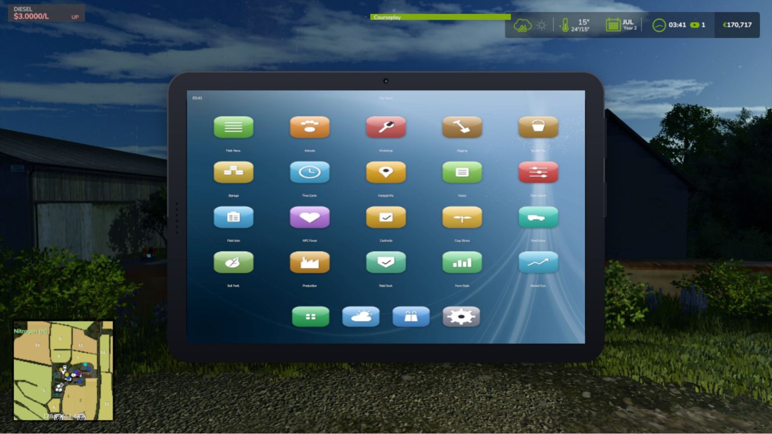 Farm Tablet V2.5.0.0 FS25 Mod | Farming Simulator 22 Mod