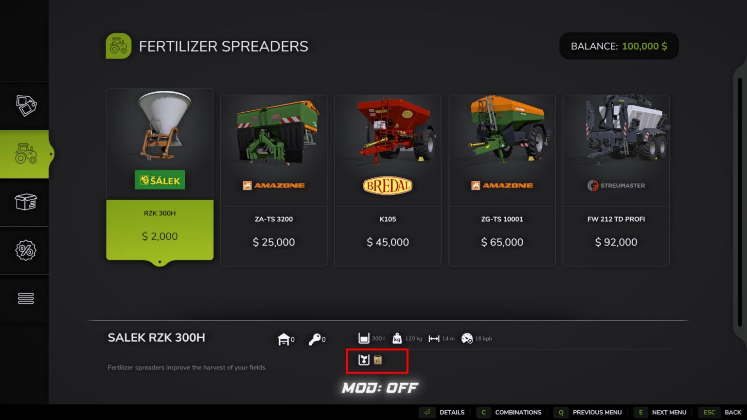 Lime support for fertilizer spreaders V1.0.0.0 FS25 Mod | Farming ...