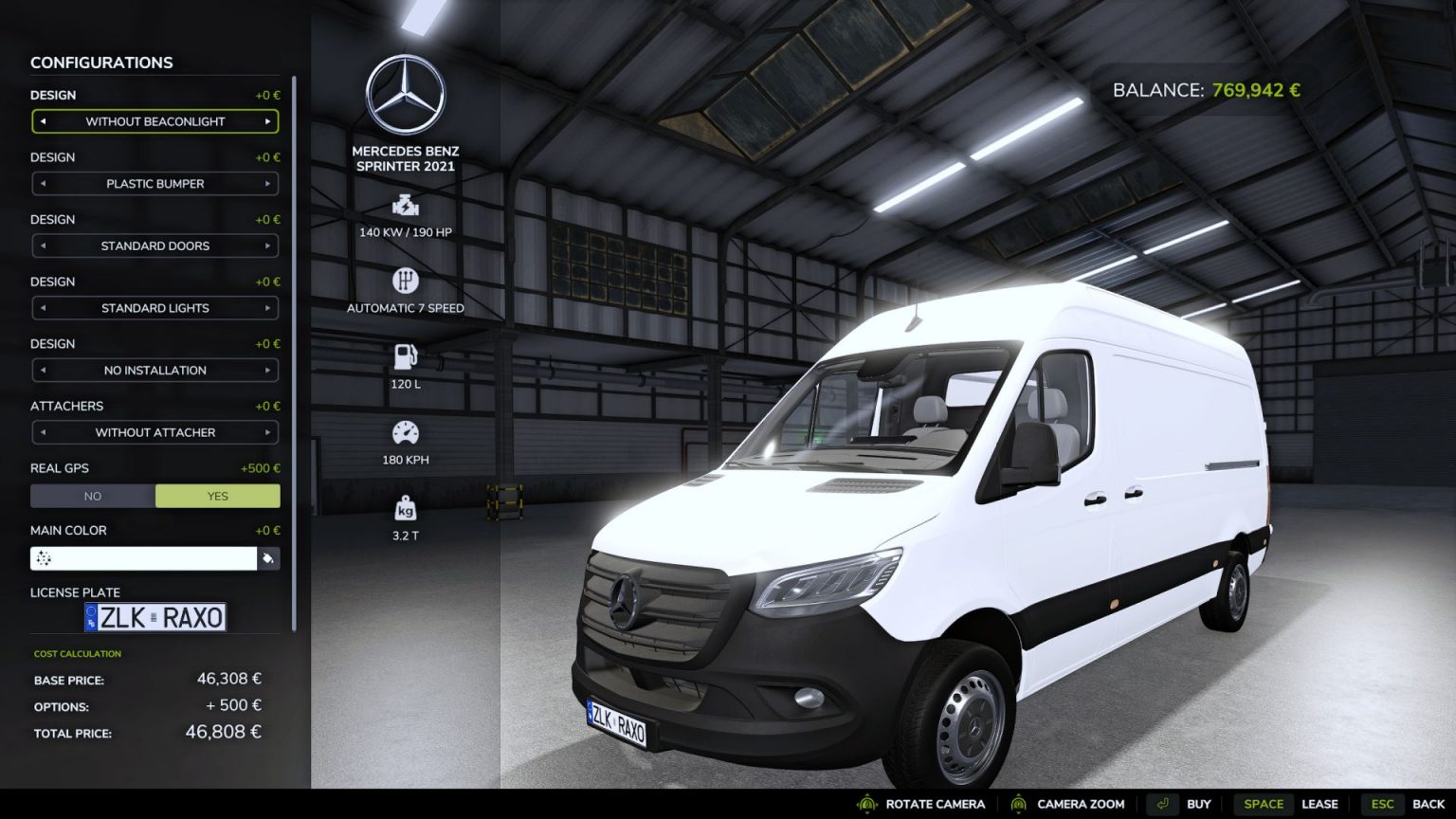 Mercedes-Benz Sprinter 2021 V1.2.0.0 FS25 Mod | Farming Simulator 22 Mod
