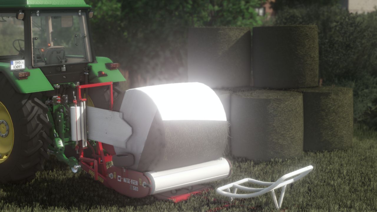 Metal-Fach Z560 with bale stacker V1.0.0.0 FS25 Mod | Farming Simulator ...