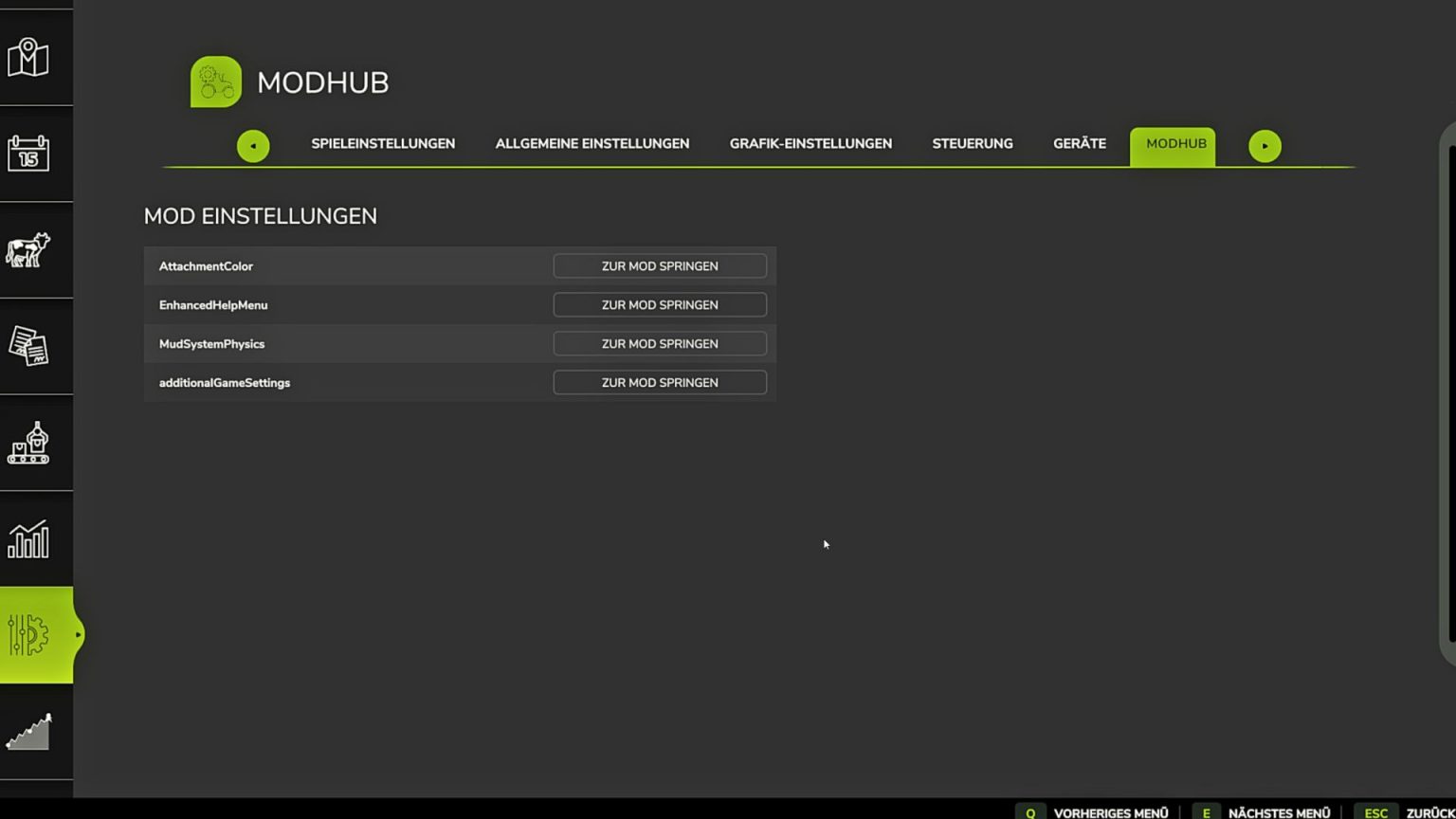 Mod Settings Hub V1.0.0.0 FS25 Mod | Farming Simulator 22 Mod