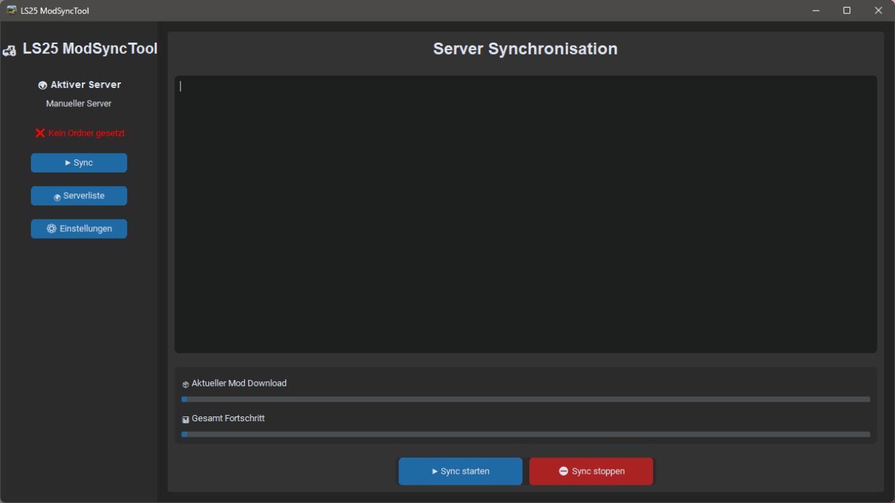 Mod Sync Tool With Server List V1.1.0.0 FS25 Mod | Farming Simulator 22 Mod