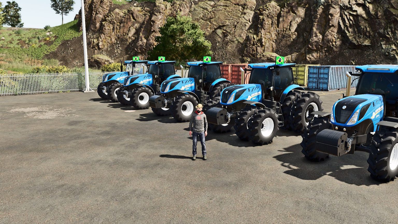 New Holland T7 V2.2.2.0 FS25 Mod | Farming Simulator 22 Mod