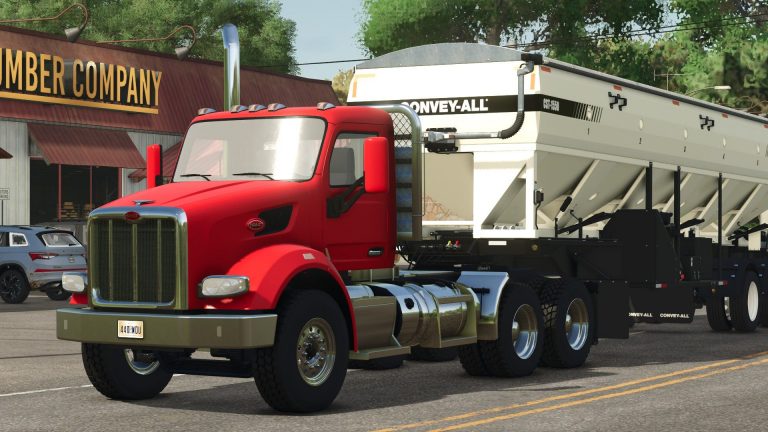 Peterbilt 567 Daycab Setback V1.0.0.0 FS25 Mod | Farming Simulator 22 Mod