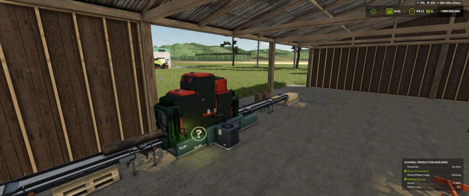 SAWMILL PRODUCTION v1.0.0.1 FS25 Mod | Farming Simulator 22 Mod
