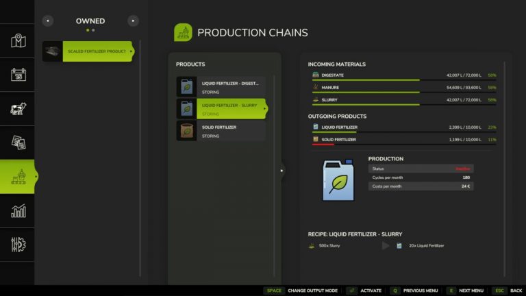 Scaled Fertilizer Production V1.0.0.0 FS25 Mod | Farming Simulator 22 Mod