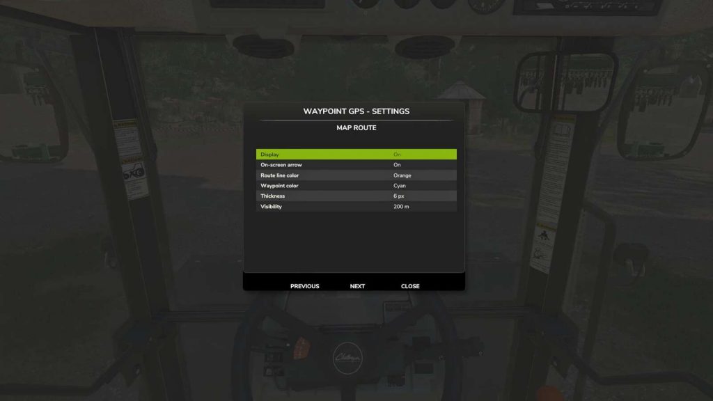 WayPoint GPS v1.0.0.0 FS25 Mod | Farming Simulator 22 Mod