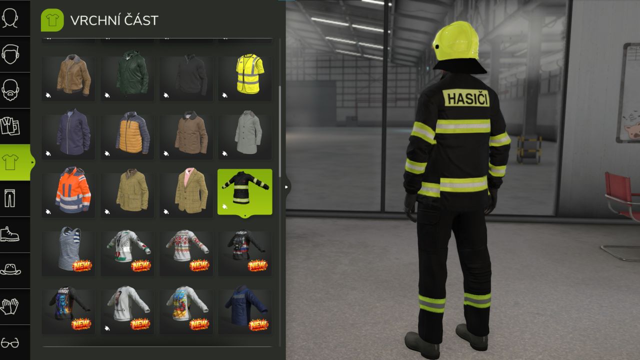 Czech fire suit V1.0.0.0 FS25 Mod | Farming Simulator 22 Mod